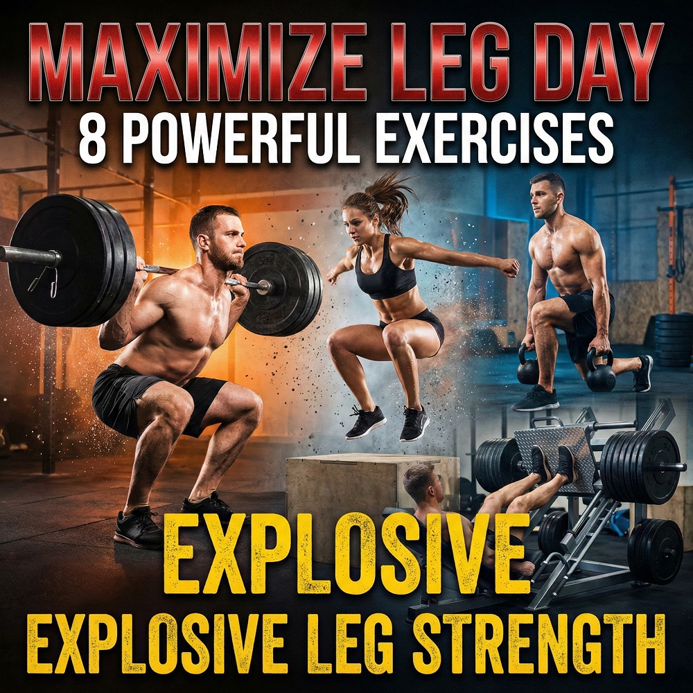 Leg Day Exercises: 8 Powerful Moves to Build Explosive Leg Strength