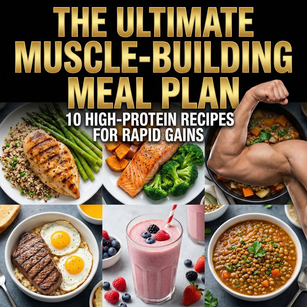 Muscle Building: The Ultimate Muscle-Building Meal Plan: 10 High ...